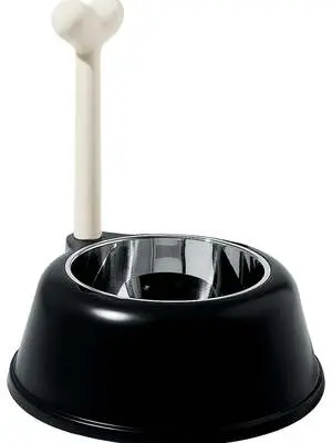 ALESSI Lupita Bone-detail Dog Bowl