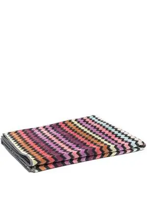 Missoni Warner Zigzag Bath Towel - Black