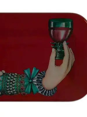 FORNASETTI Illustrated Wine Tray
