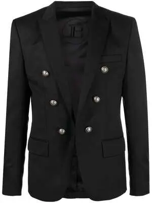 Balmain Notched Lapel Jackets For Men