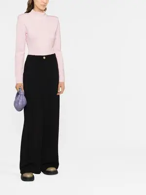 Balmain High-waisted Palazzo Pants