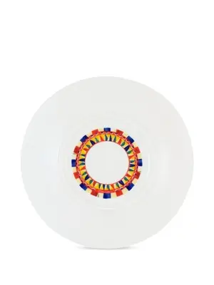 Dolce & Gabbana Carretto-print Porcelain Soup Plates - Orange