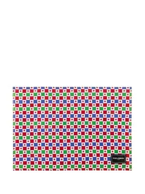 Dolce & Gabbana Carretto-print Placemat And Napkin Set