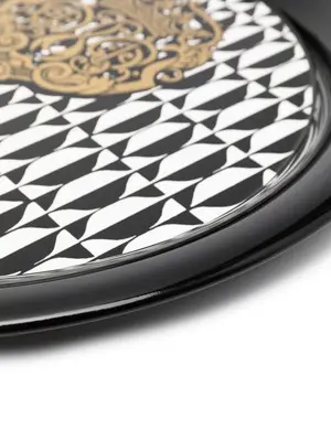 FORNASETTI Key-print Geometric-pattern Tray