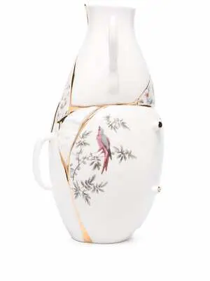 SELETTI Kintsugi Porcelain Vase - White