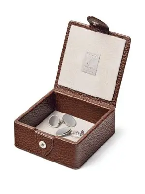 ASPINAL OF LONDON Leather Stud Box