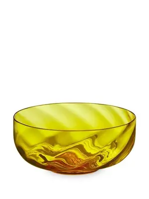 Dolce & Gabbana Murano Glass Hand-blown Ice Cream Bowls - Yellow