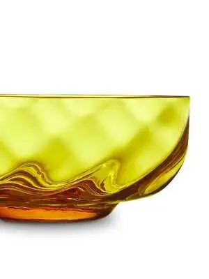 Dolce & Gabbana Murano Glass Hand-blown Ice Cream Bowls - Yellow