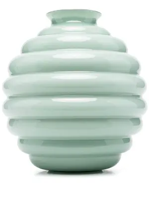 VENINI Vaso-deco Ceramic Vase - Green