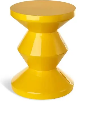 POLSPOTTEN Zig Zag Stool - Yellow