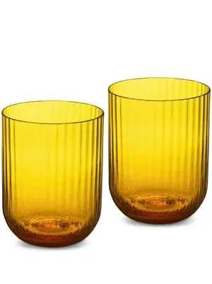 Dolce & Gabbana Hand-blown Murano Glasses - Yellow