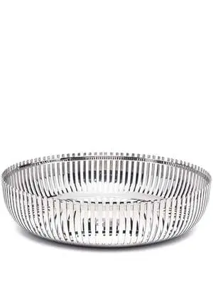 ALESSI Stainless Steel Oval Fruit Holder - Silver