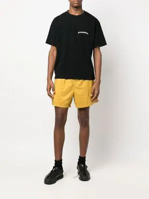 PLEASURES Embossed Logo Bermuda Shorts