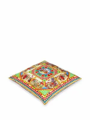 Dolce & Gabbana Large Carretto Silk Cushion