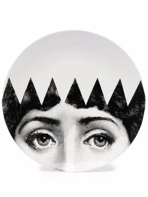 FORNASETTI Tema E Variazioni No.62 Wall Plate - Black