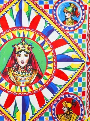 Dolce & Gabbana Large Duchesse Cotton Cushion
