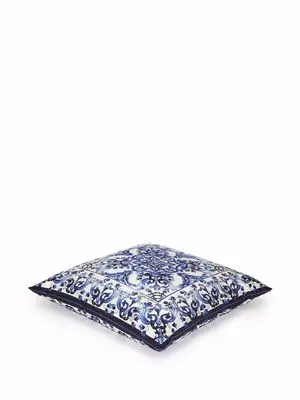 Dolce & Gabbana Large Mediterraneo Silk-twill Cushion