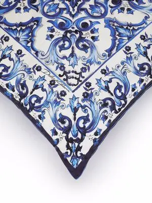 Dolce & Gabbana Large Mediterraneo Silk-twill Cushion