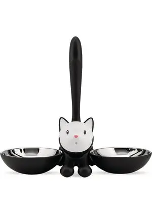 ALESSI Tigrito Cat Bowl - Black