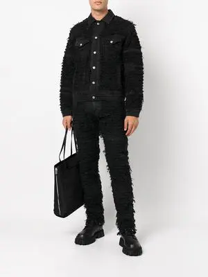 1017 Alyx 9sm Frayed Denim Jacket