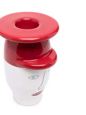 BOSA Face-print Ceramic Candle Holder