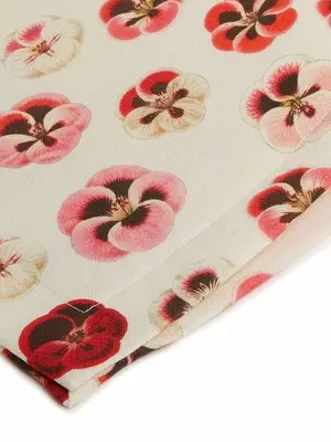 La DoubleJ Set Of 2 Pansy-print Table Mats