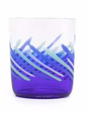 CARLO MORETTI Bora Striped Glass - Blue