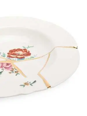 SELETTI Floral Print Bowl