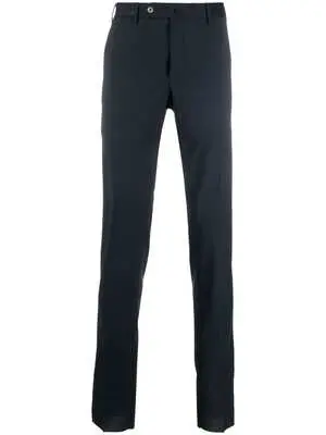 PT TORINO Pressed-crease Tailored Trousers - Blue