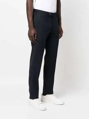 PT TORINO Pressed-crease Tailored Trousers - Blue