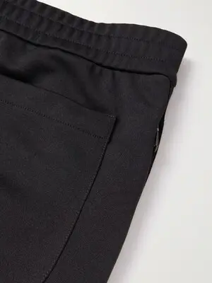 Moncler Tapered Embellished Jersey Sweatpants