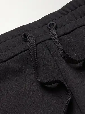 Moncler Tapered Embellished Jersey Sweatpants