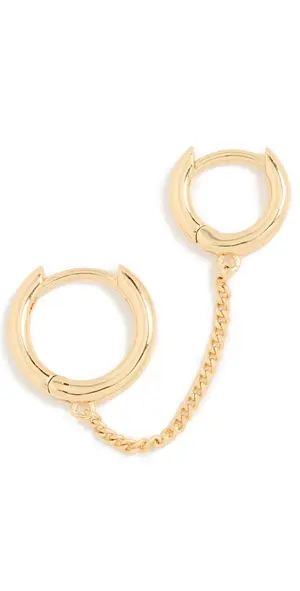 Gorjana Lou Double Huggie Earrings - Gold