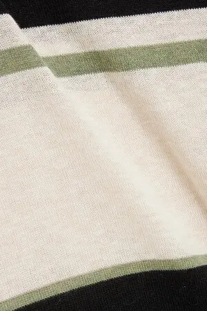 Monrow Striped Stretch-knit Sweater