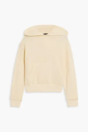 Monrow Fleece Hoodie - Cream