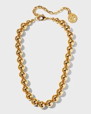 BEN-AMUN Ben-Amun Bead Necklace - Gold