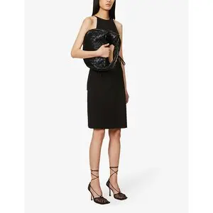 Bottega Veneta Jodie Small Leather Hobo Bag - Black-gold