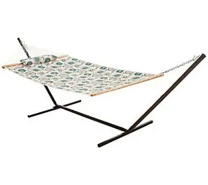 CASTAWAY LIVING 52' Multi-colored Quilted Hammock Combo With Pi Low And Stand - One-color