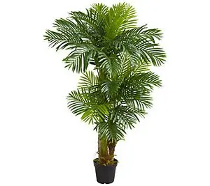NEARLY NATURAL 6' Hawaii Artificial Palm By - One-color
