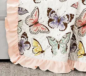 LUSH DECOR Flutter Butterfly Throw By