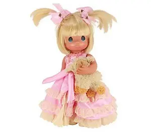 PRECIOUS MOMENTS 12' Pretty In Pigtails Doll - One-color