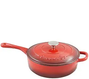 CROCK-POT Artisan 3.5-quart Enameled Cast-iron Deep Saute Pan - One-color