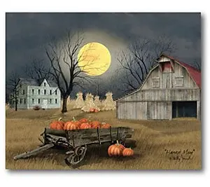 COURTSIDE MARKET Harvest Moon 16x20 Canvas Wall Art - One-color