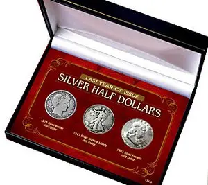 AMERICAN COIN TREASURES Last Year Of Issue Thr Ee Silver Half - One-color