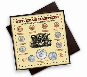 AMERICAN COIN TREASURES One Year Rarities Eleve N-coin Set - One-color