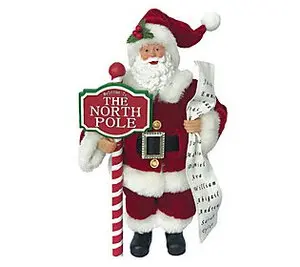 SANTA'S WORKSHOP 12' North Pole Claus - One-color