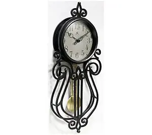 INFINITY Instruments 20' Decorative Pendulum Wa Ll Clock