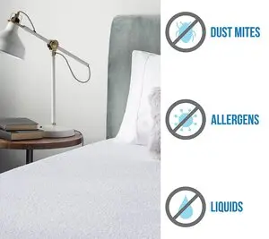 LUCID Comfort Collection Mattress Protector, Qu Een