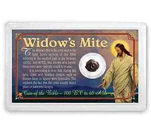 AMERICAN COIN TREASURES Widows Mite Coin In Acr Ylic - One-color