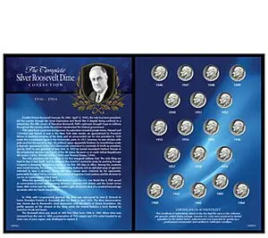AMERICAN COIN TREASURES Silver Roosevelt Dime C Ollection - One-color
